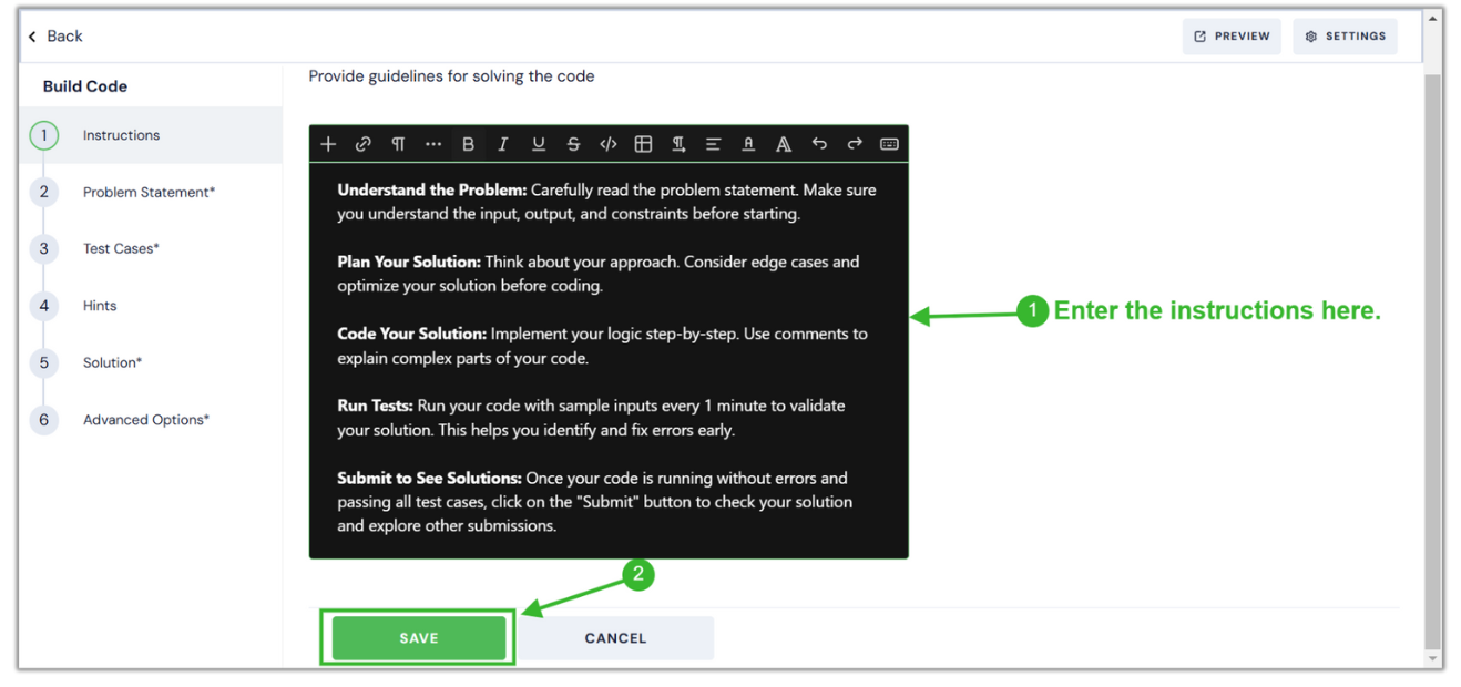 Create a coding challenges (LeetLabs).
